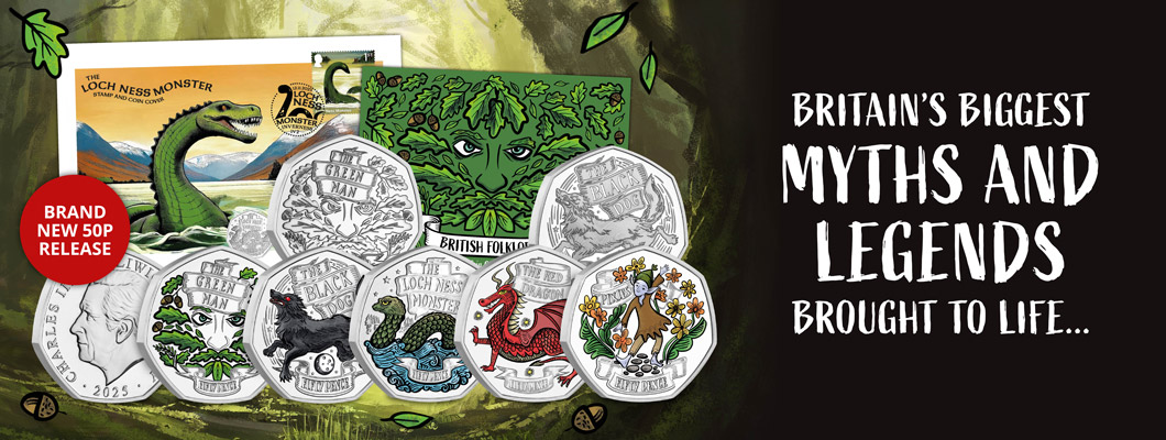 Discover the Myths and Legends 50p Coin Range